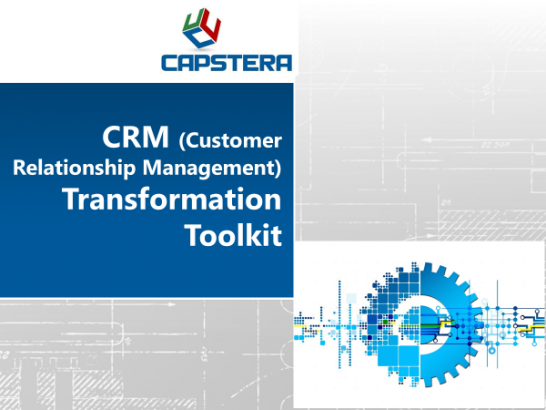 CRM Transformation Toolkit - Customizable transformation artifacts
