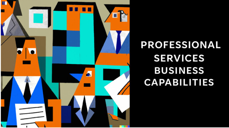 Comprehensive Professional Services Business Capabilities Map