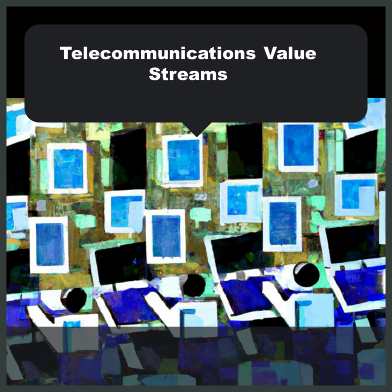 Pre-built and customizable Telecommunications Value Streams