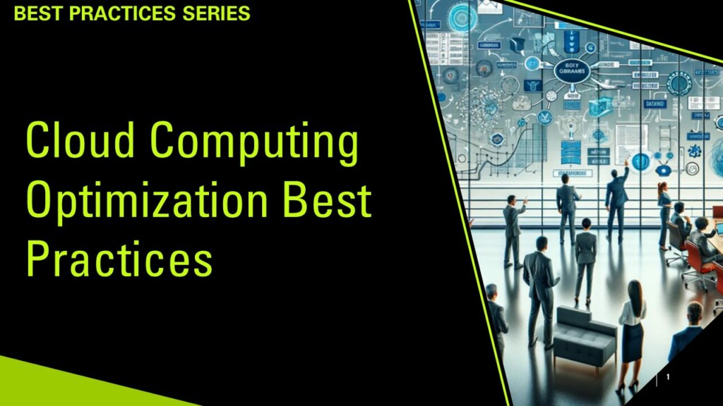 Cloud Computing Optimization Best Practices