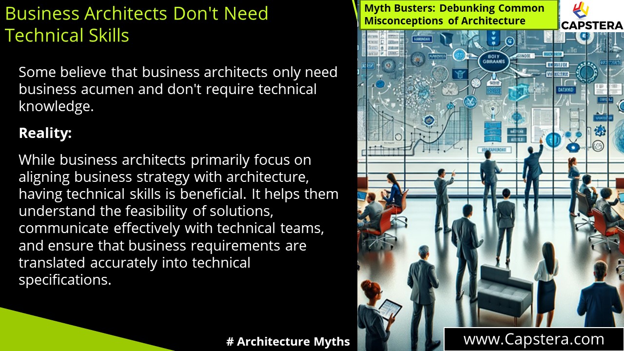 Business Architects Don't Need Technical Skills