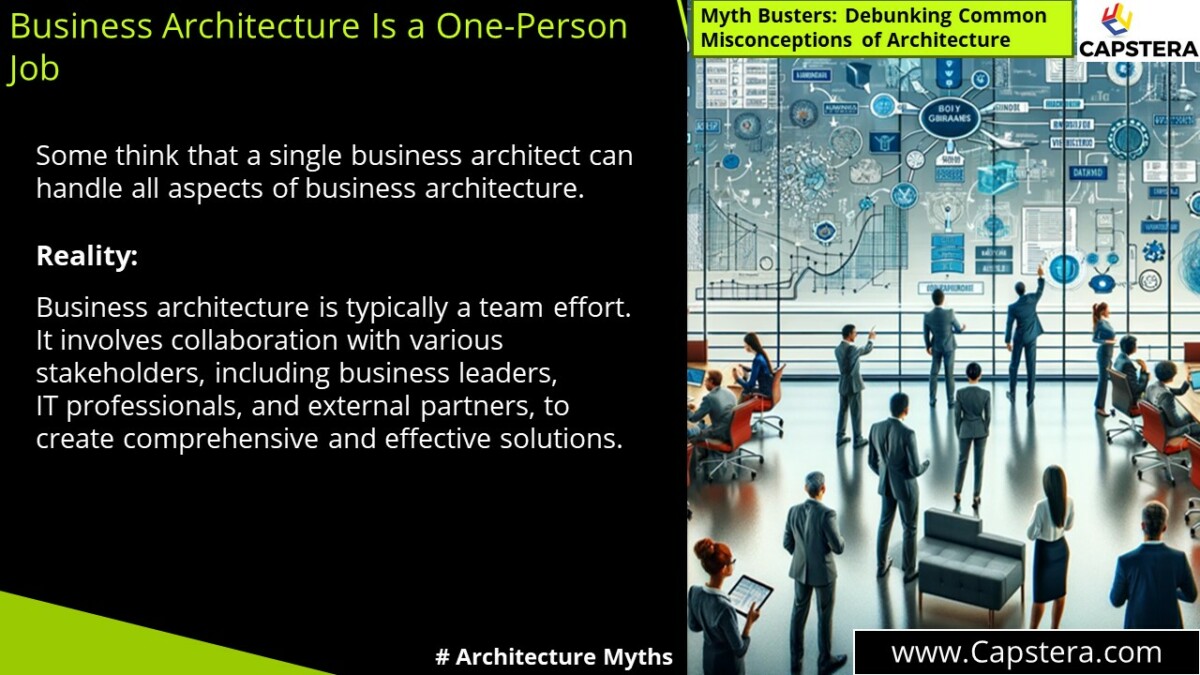 Business Architecture Is a One-Person Job