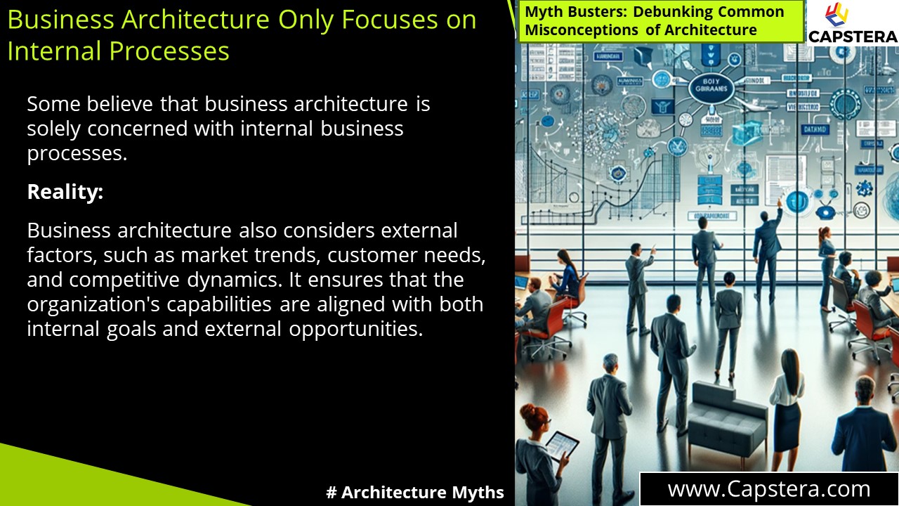 Business Architecture Only Focuses on Internal Processes