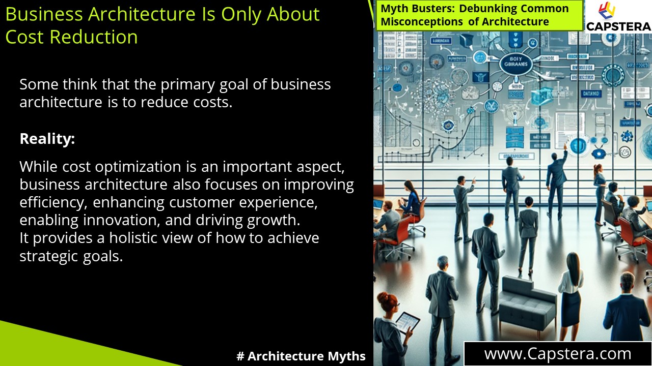 Business Architecture Is Only About Cost Reduction