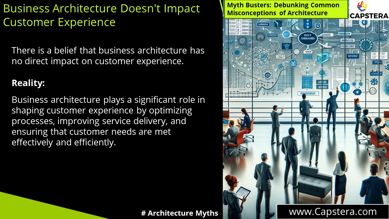 Business Architecture Doesn't Impact Customer Experience
