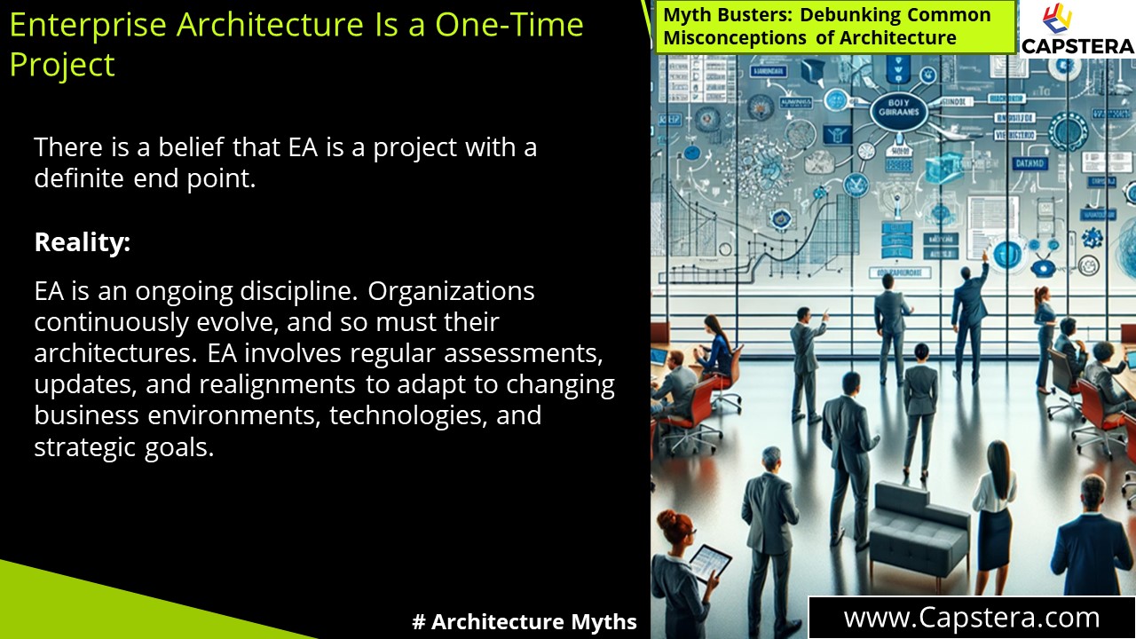 Enterprise Architecture Is a One-Time Project