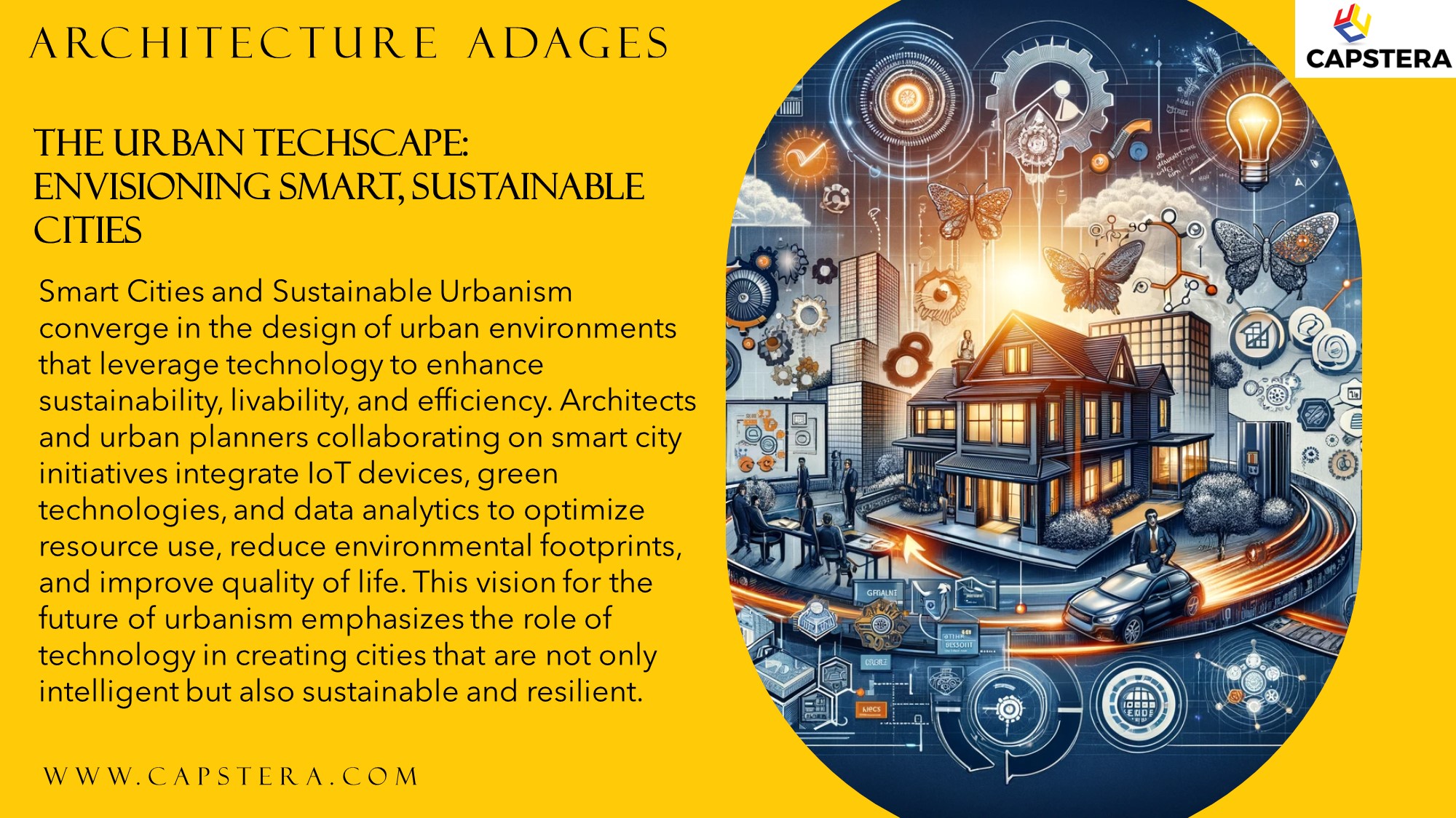 The Urban Techscape - Envisioning Smart, Sustainable Cities